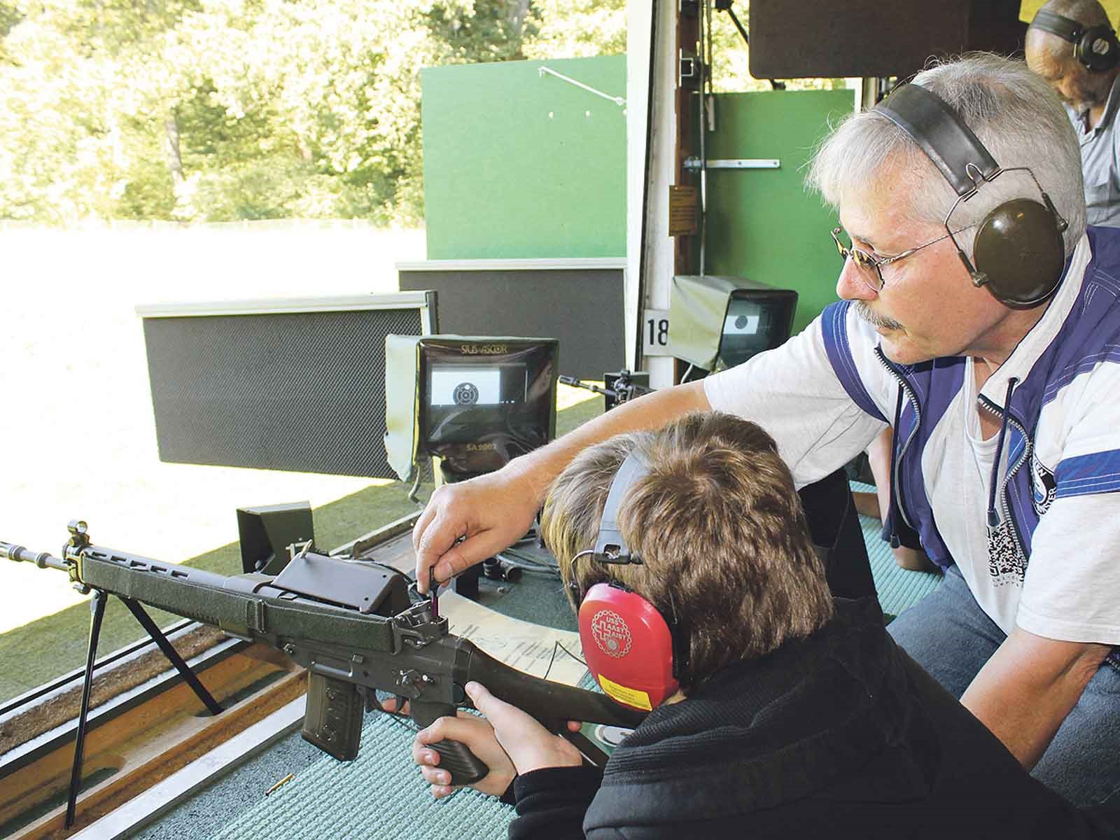 Trainieren für das Knabenschiessen
